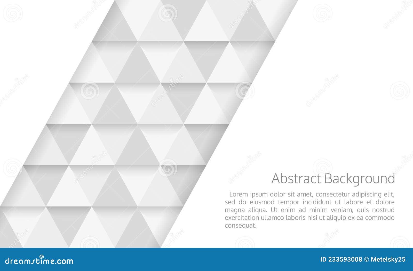 Abstract Geometric Pattern. Triangular Texture with Space for Text ...