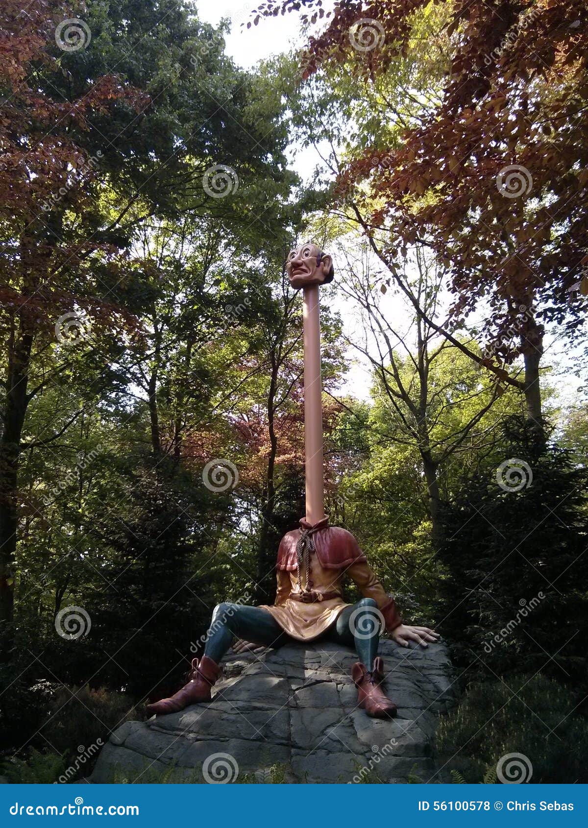 Сказка Langnek в Efteling стоковое фото. изображение насчитывающей ...