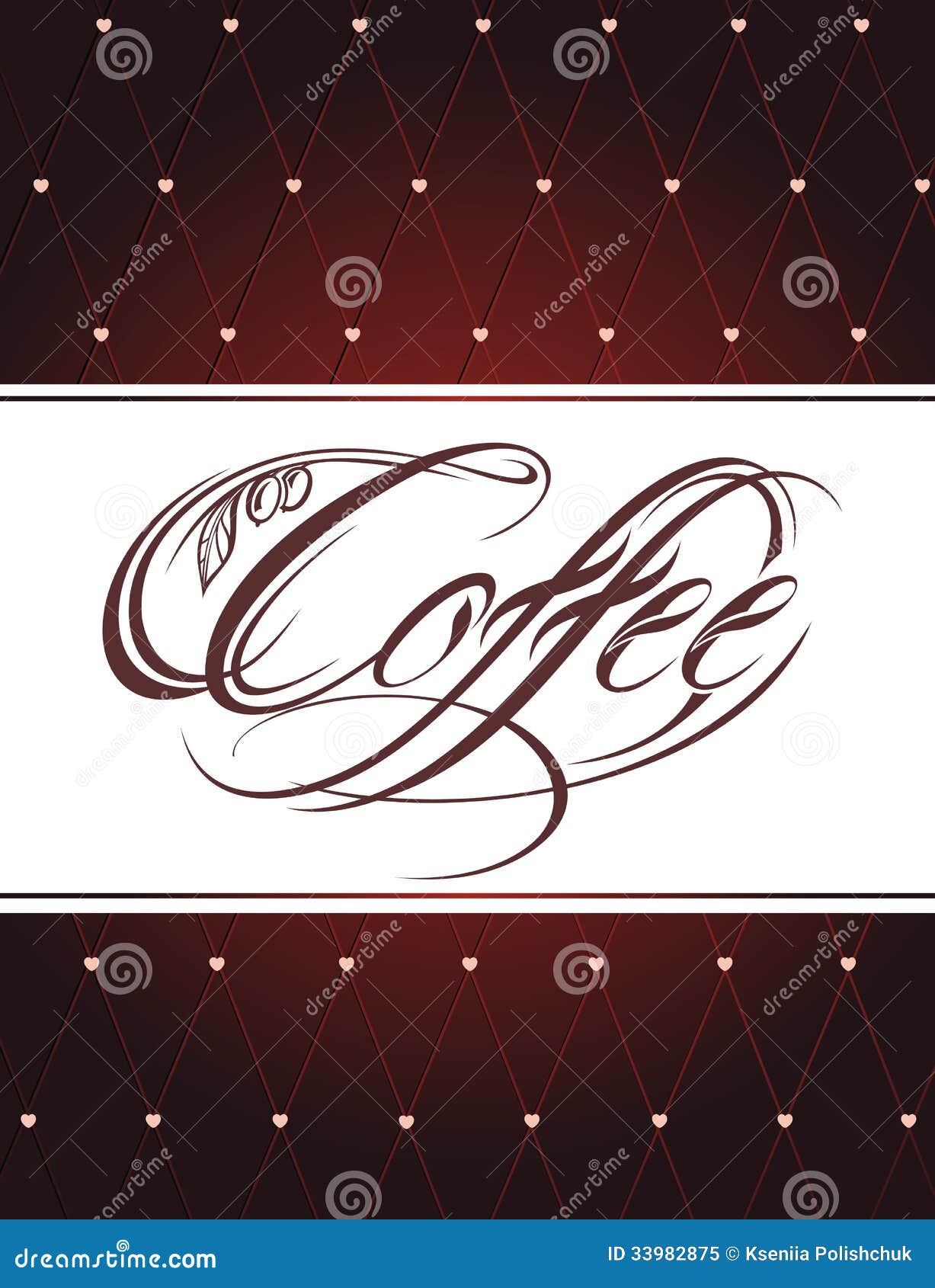 Ð¡offee background stock vector. Illustration of coffee - 33982875
