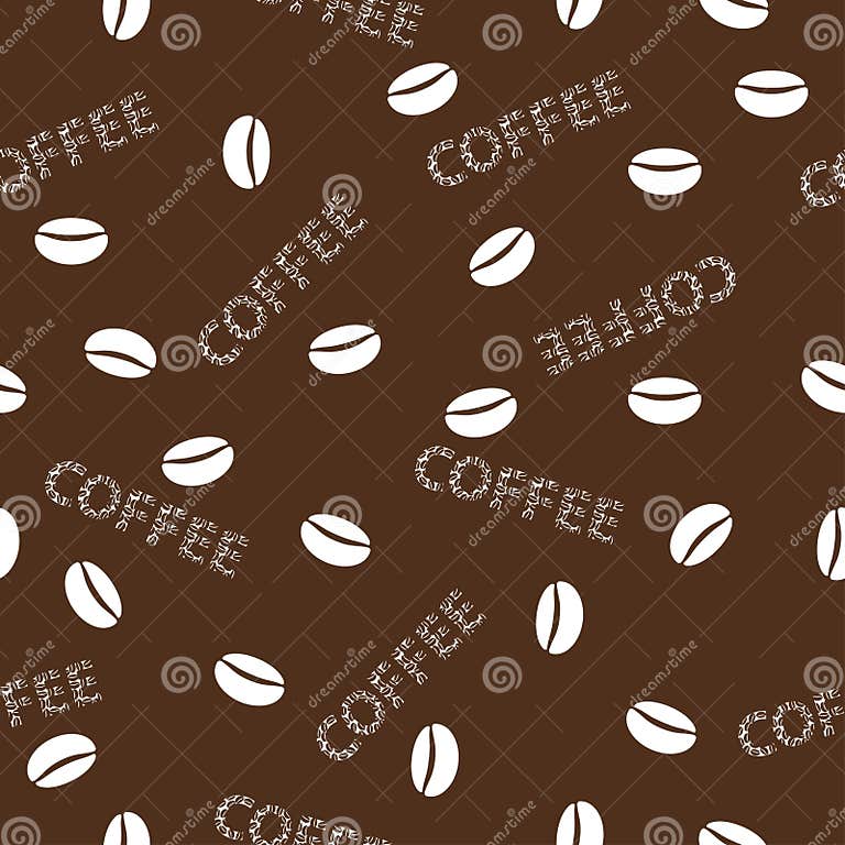 Ð¡offee Seamless Background Stock Vector - Illustration of wallpaper ...