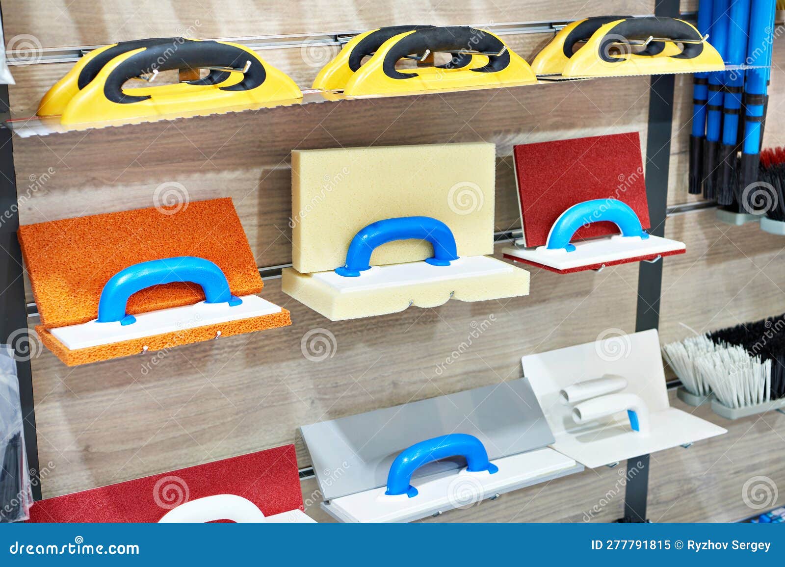 Ð¡onstruction Spatula Tools in Store Stock Image - Image of spatula ...