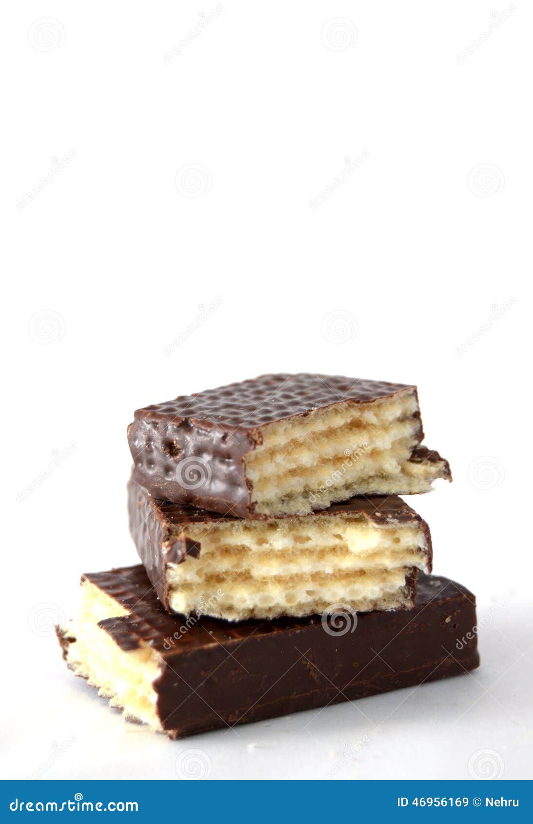 巧克力waffer 库存图片. 图片 包括有 装填, 食物, 部分, 可可粉, 背包, 特写镜头, 可口 - 46956169