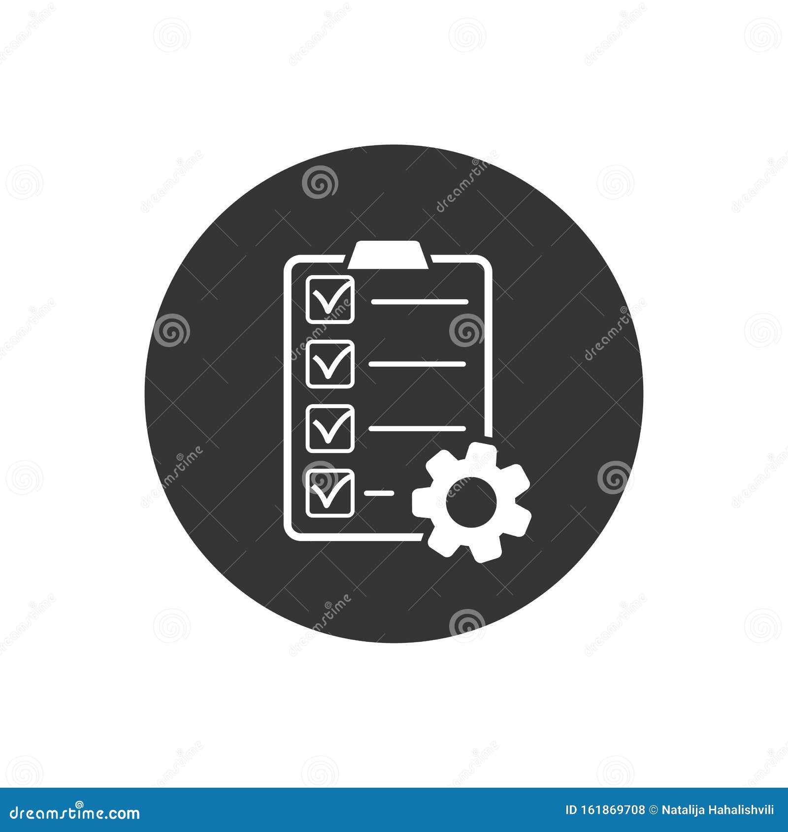 平面样式的“项目管理”图标 网站设计、徽标、应用、UI的项目符号 矢量 向量例证 - 插画 包括有 协议, 剪贴板: 161869708