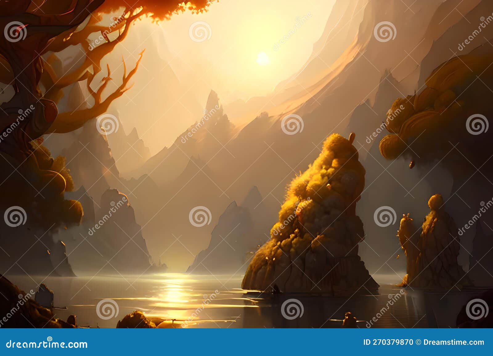 Fantasy Frontier.Generative AI 库存例证 - 插画 包括有 门道入口, 探险: 270379870