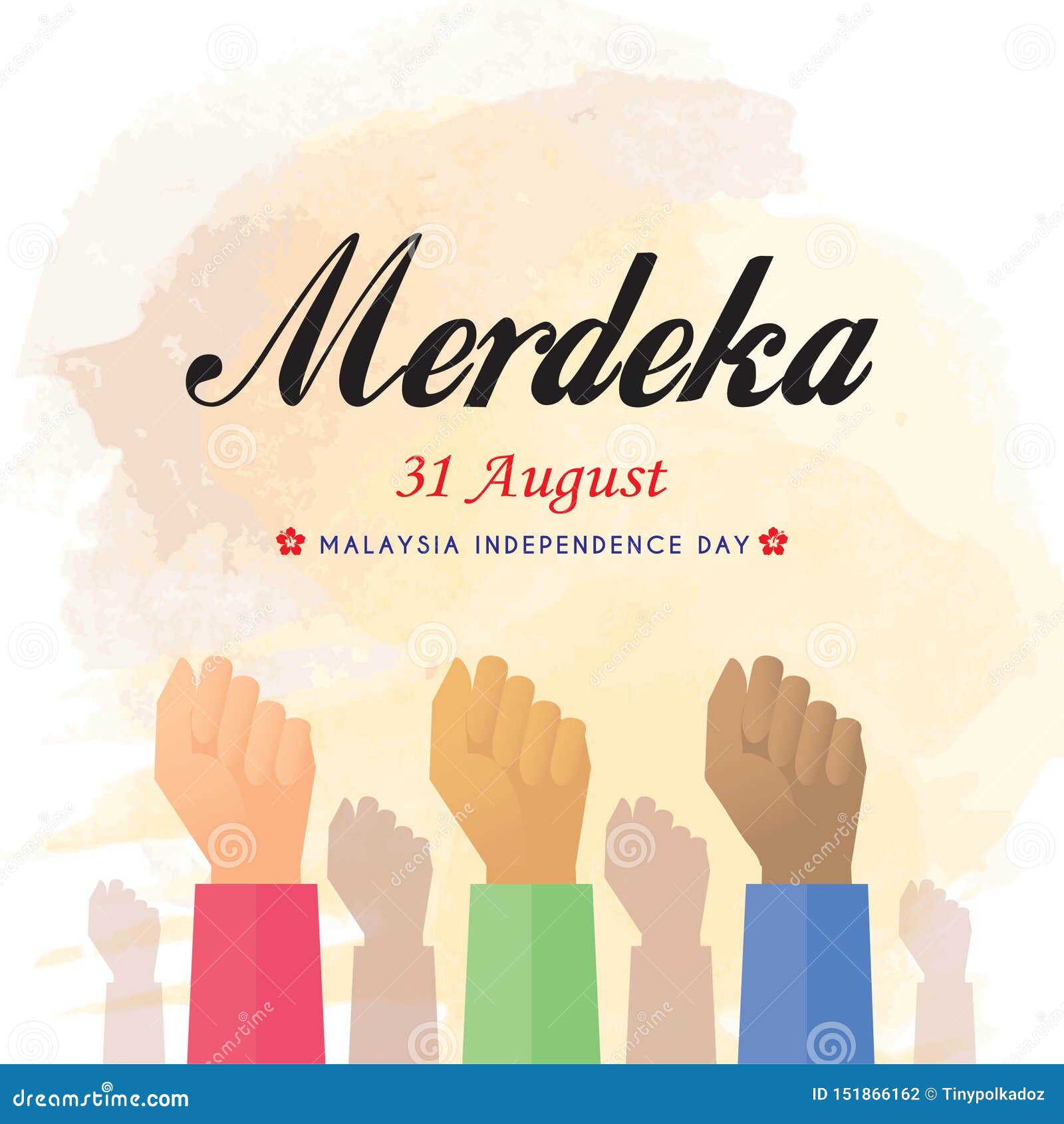 Merdeka Hibiscus Stock Illustrations – 42 Merdeka Hibiscus Stock ...