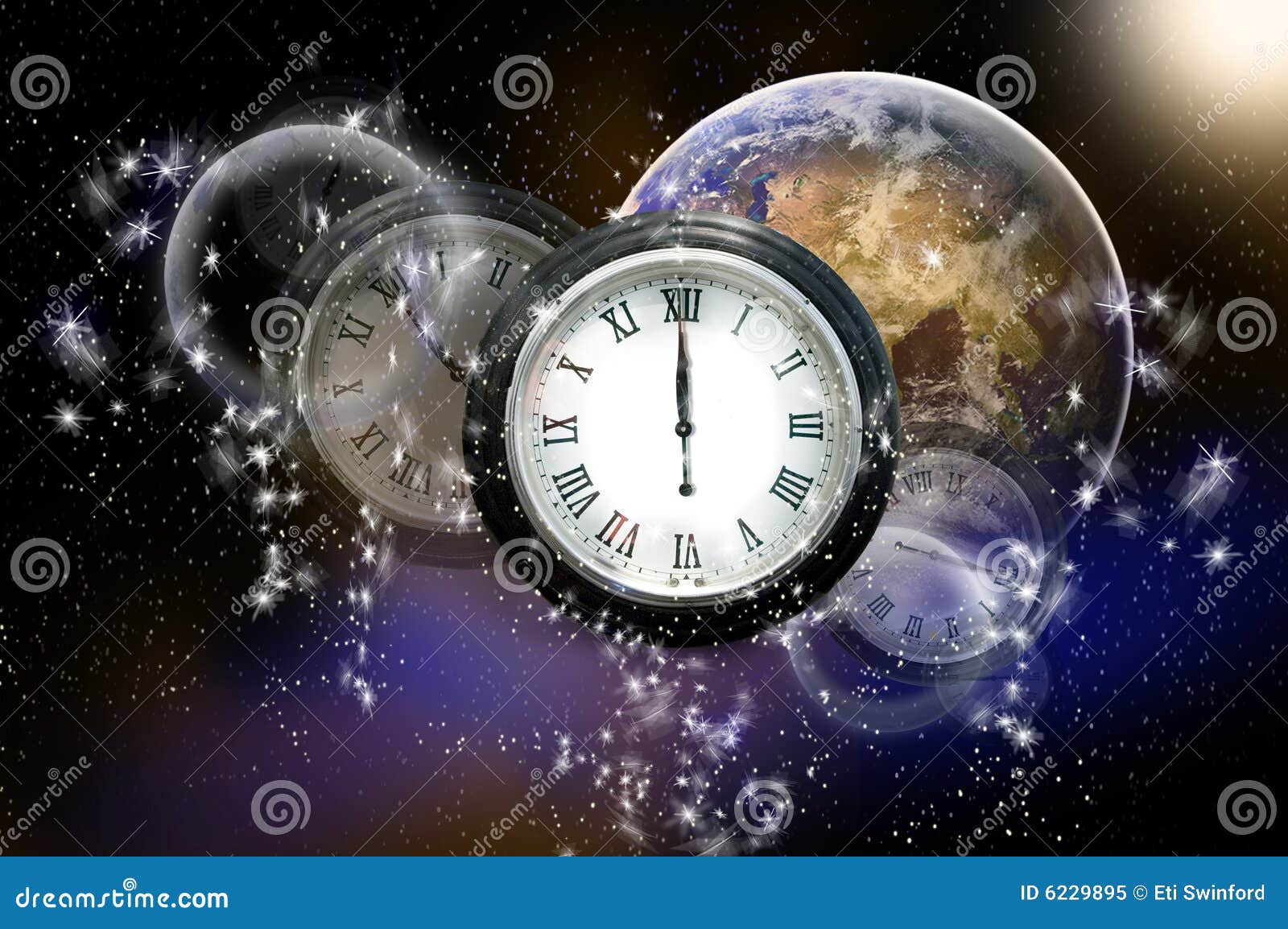 Time and space 库存例证. 插画 包括有 远期, 星球, 神秘主义者, 概念, 时间, 转接 - 6229895