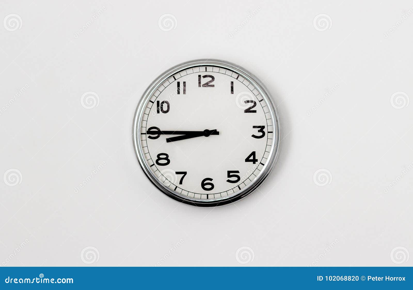 时钟8:45 库存照片. 图片 包括有 å­£åº¦, è¯„å®š, åˆ†é, ç®€å •, æ ¥å›ž - 102068820