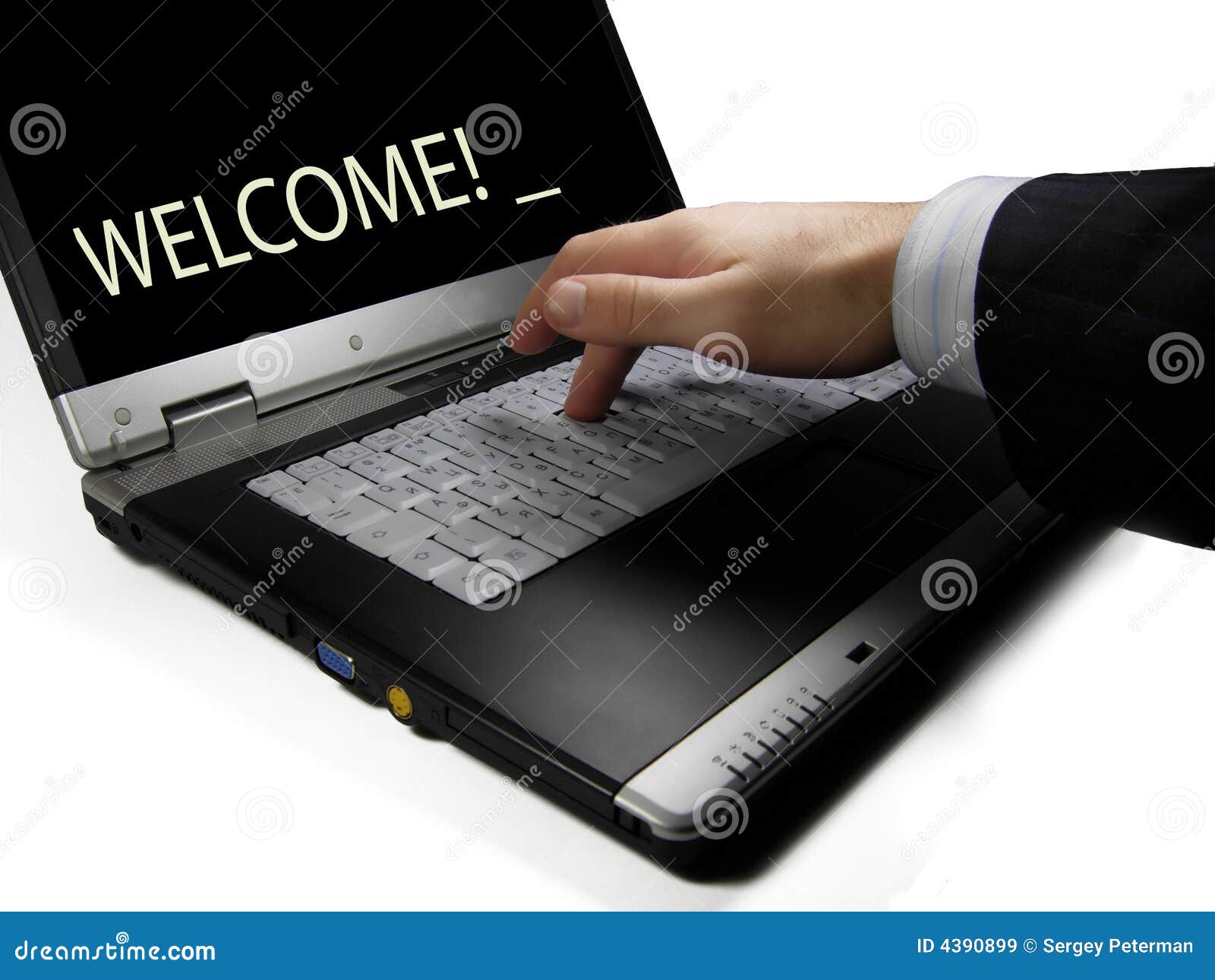 Welcome 库存图片. 图片 包括有 商务, 按钮, 连接, 商业, 关键董事会, 设计员, 日志, 数据 - 4390899