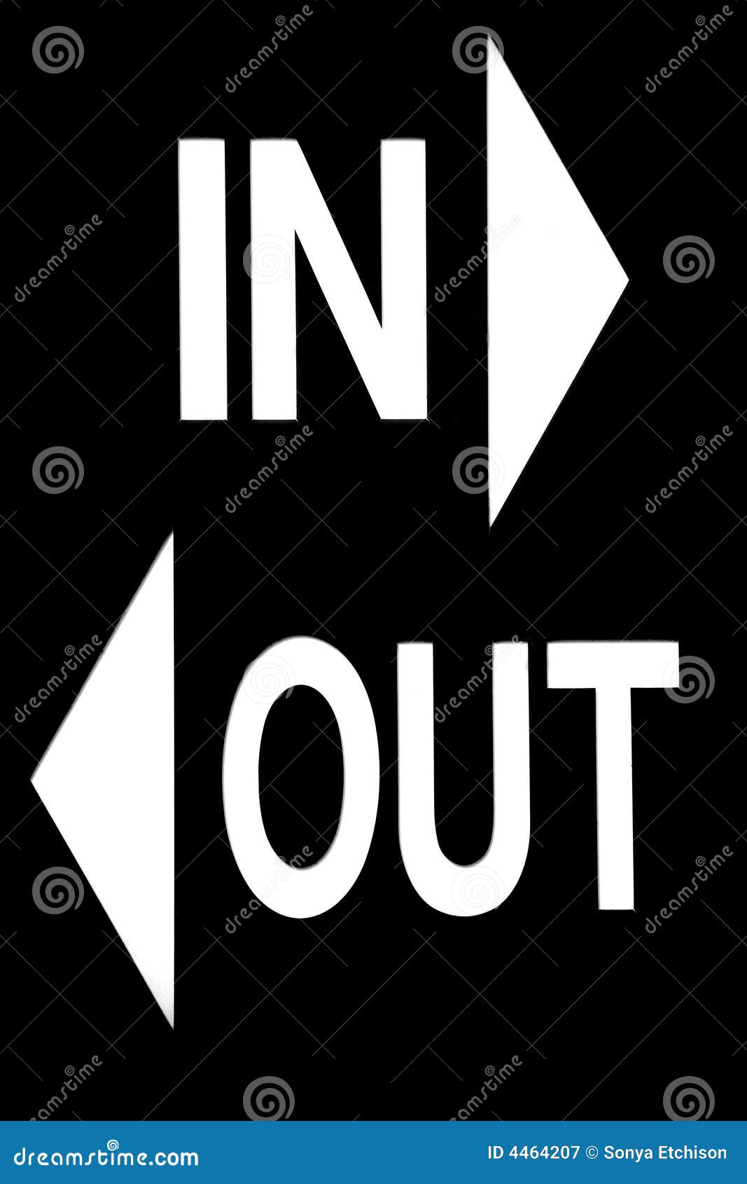 In or Out Sign 库存图片. 图片 包括有 退出, 箭头, 背包, 投反对票, 进入, 外出, 空白 - 4464207