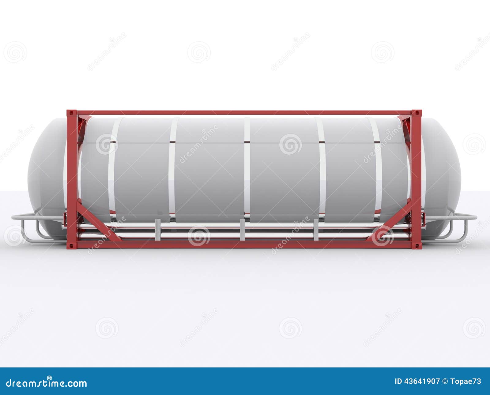 红色tanktainer 库存例证. 插画 包括有 设备, 柴油, 液体, 发运, 罐车, 维修站, 石油 - 43641907