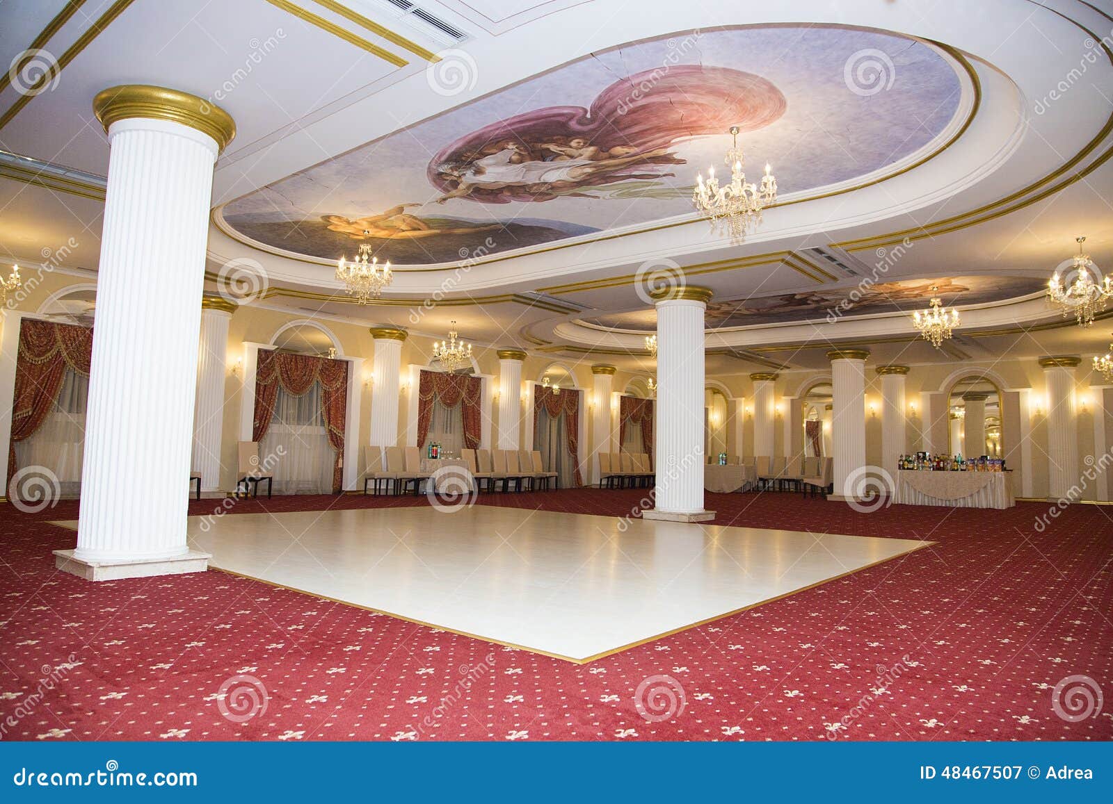 Empty Ballroom from an Event Hall 库存图片 - 图片 包括有 平面, 的气球驾驶者: 48467507