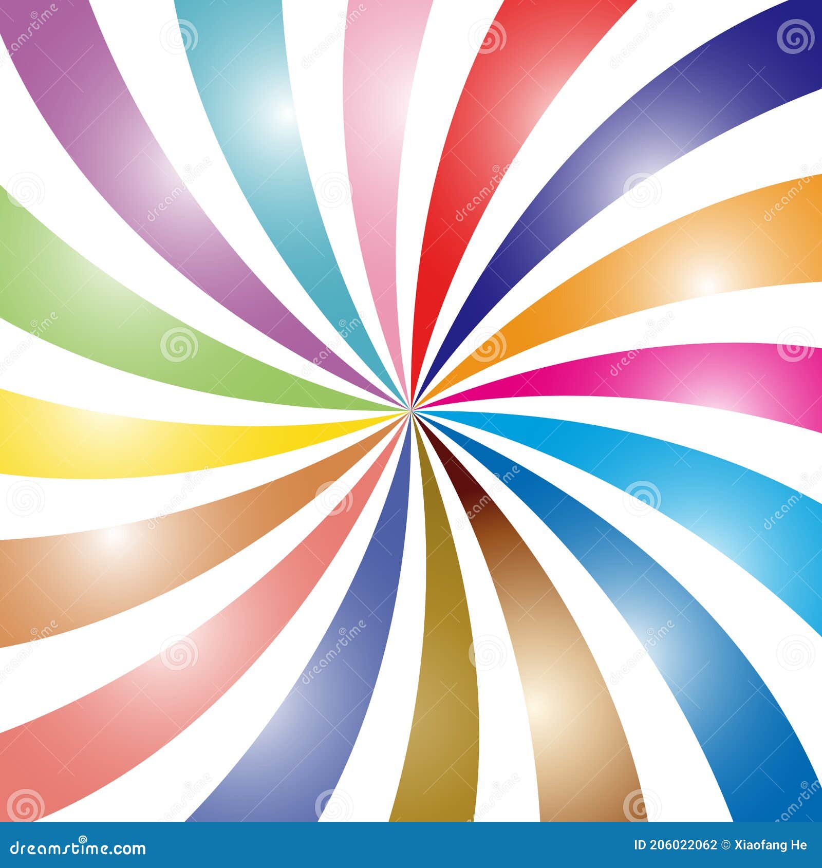 Seamless Colorful Radical Background Design Stock Illustration ...