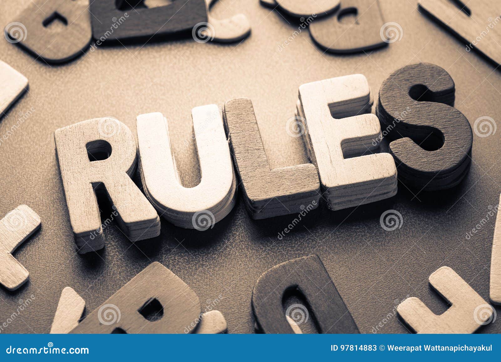 Rules 库存图片. 图片 包括有 特写镜头, 信函, 法律, 条款, 制度, 标准, 事宜, 规则, 称谓 - 97814883