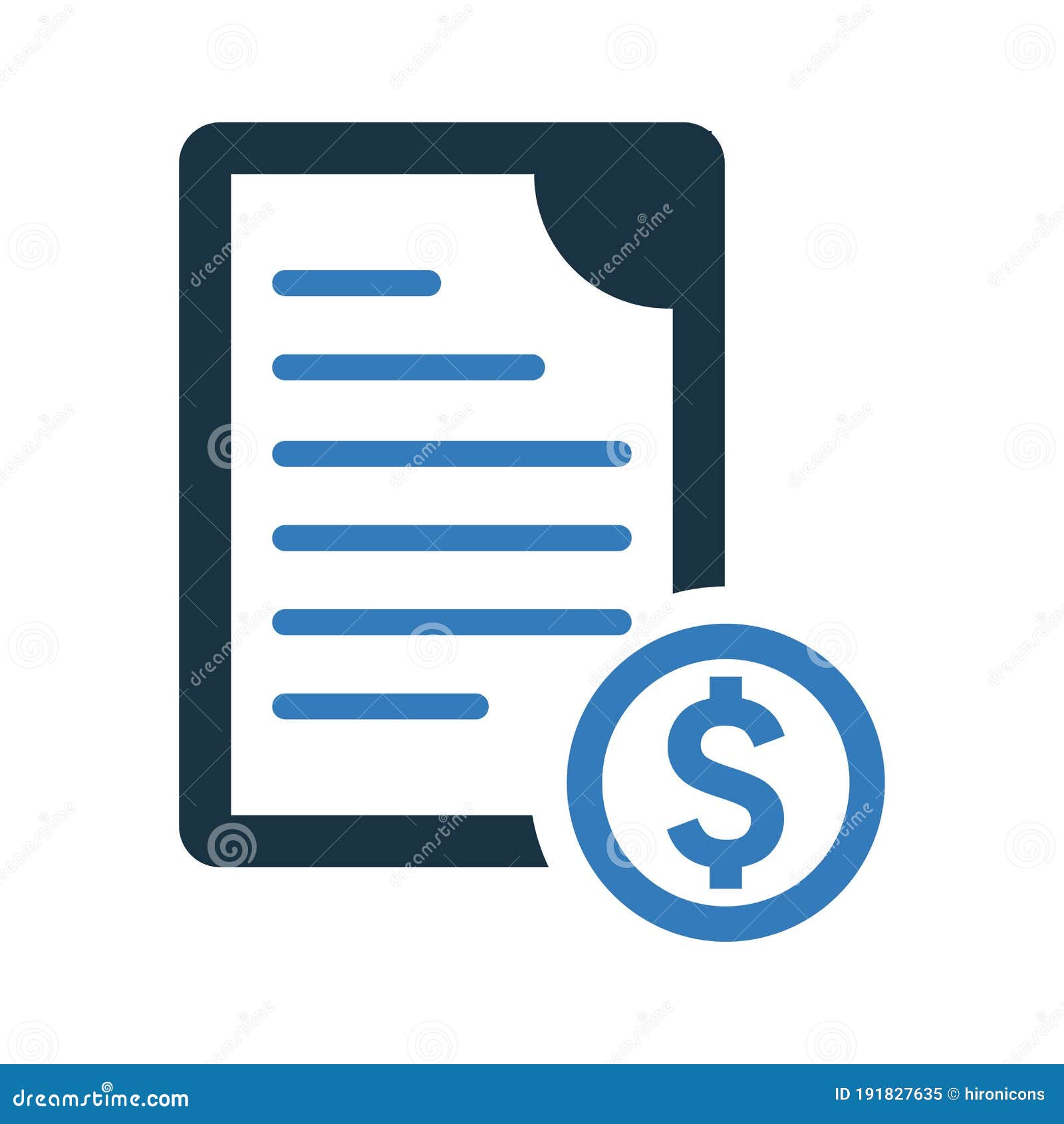 账单图标矢量图 向量例证. 插画 包括有 广告牌, 图标, 冲程, 付款, 向量, 商业, 现金, 阿克拉 - 191827635