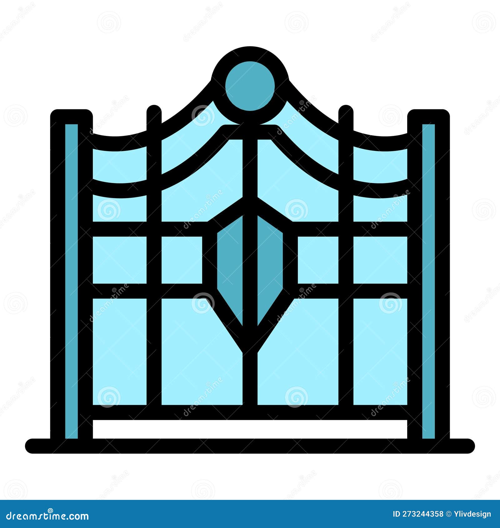 门控图标矢量图 库存例证. 插画 包括有 开启者, 封入物, 颜色, 汽车, 国界的, 金属, 开放, 距离 - 273244358