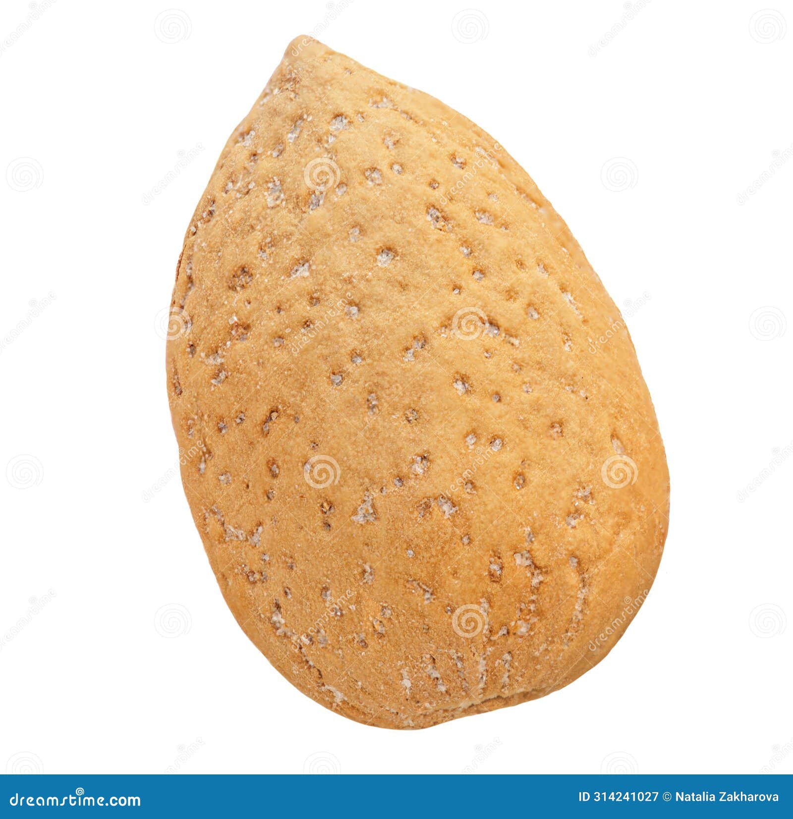 Â Almond Nut Shell Isolated on White Background. Almond Package Design ...