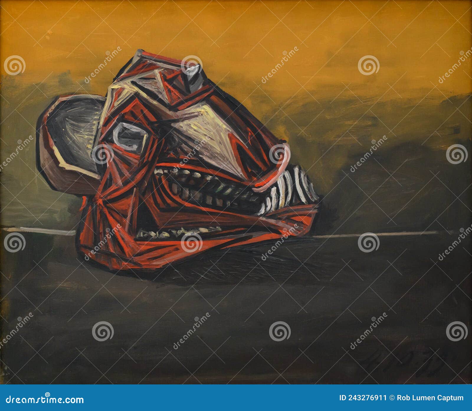 1939 Pablo Picasso Flayed Head of a Sheep by Pablo Picasso Editorial ...