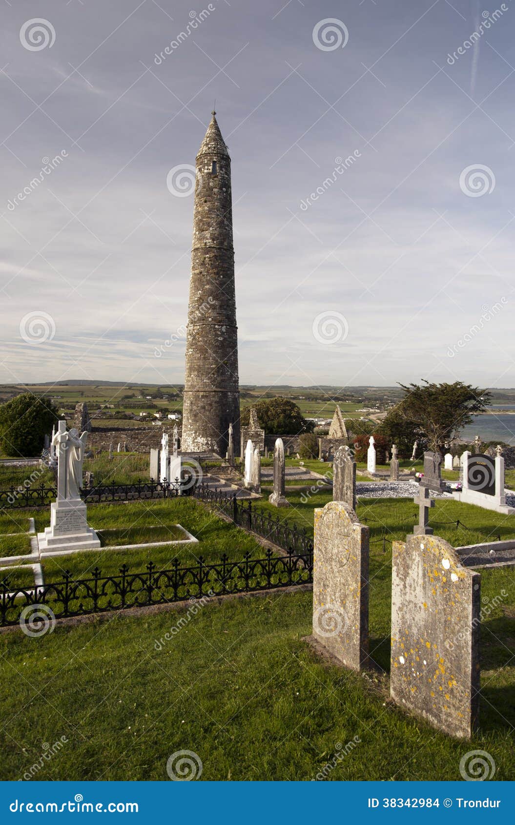 Ruins Of Oratory Of Saint Molaise Abbey On Devenish Island Royalty-Free ...