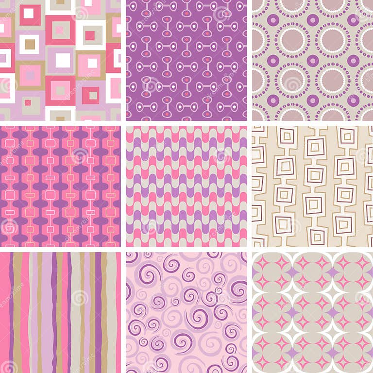 017_60s_patterns stock vector. Illustration of revival - 20231934