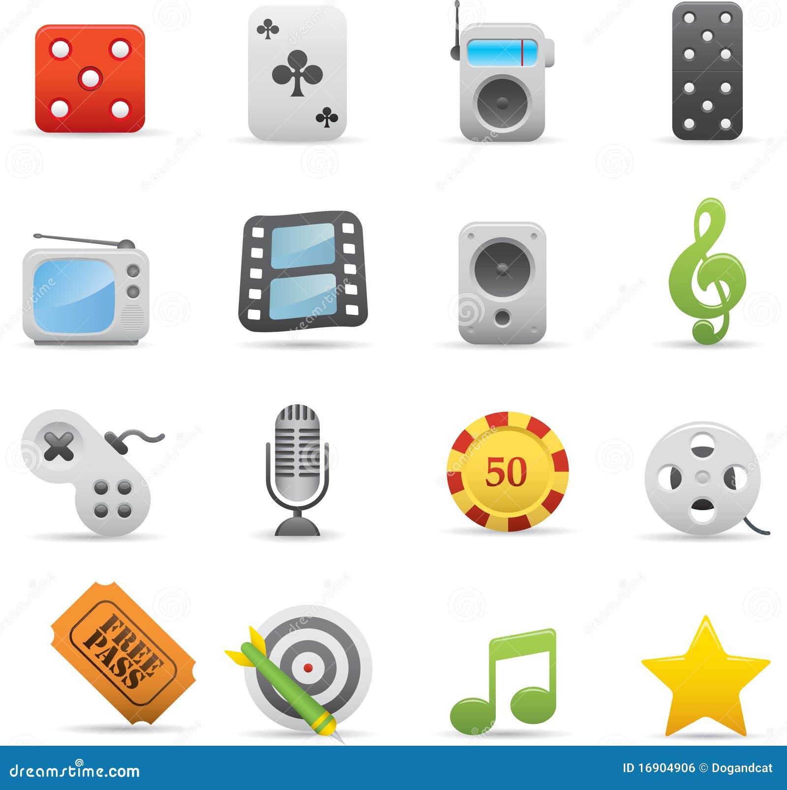 03 Entertainment Icons stock illustration. Illustration of designer ...