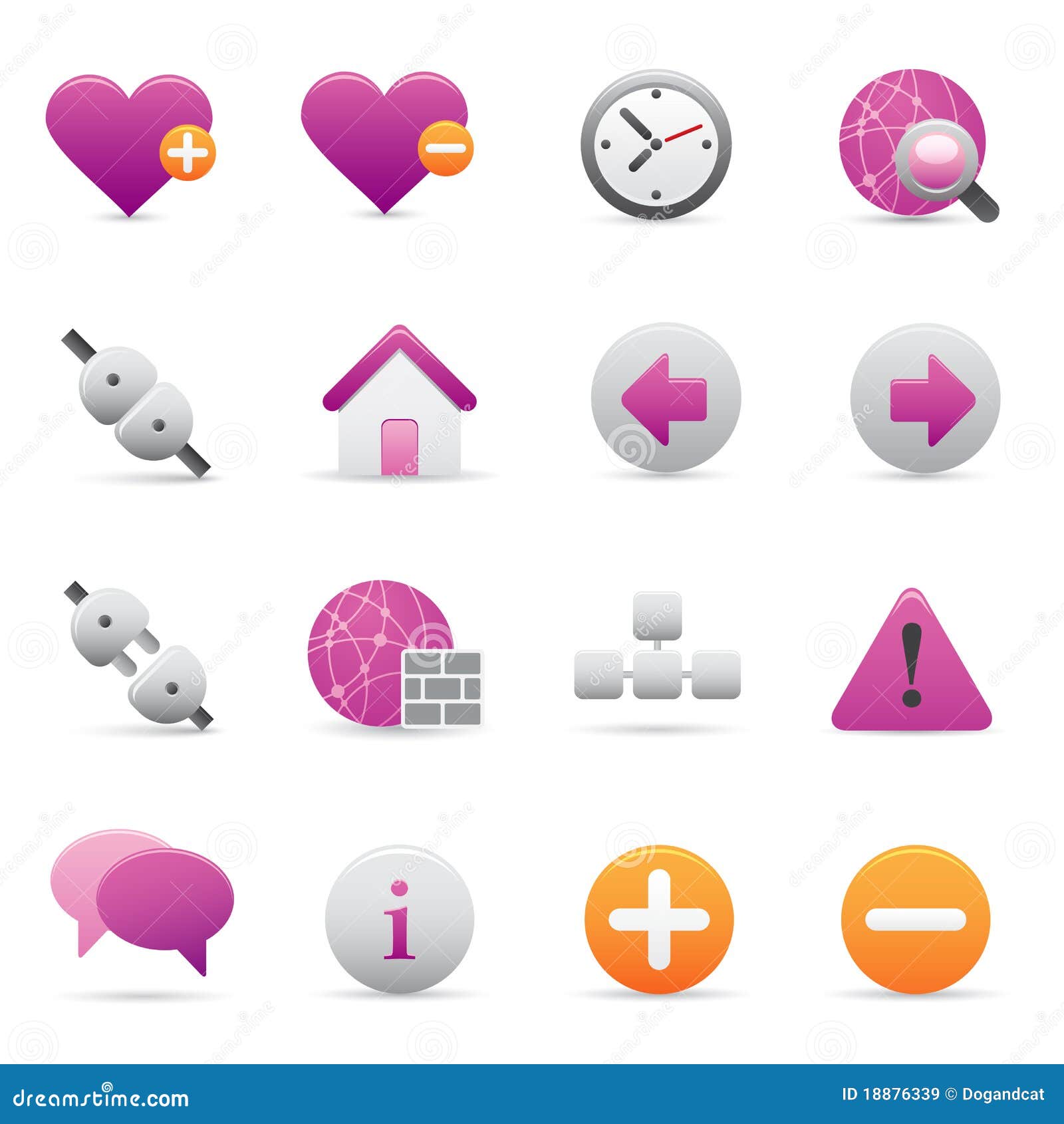 05 Purple Internet Icons stock vector. Illustration of home - 18876339