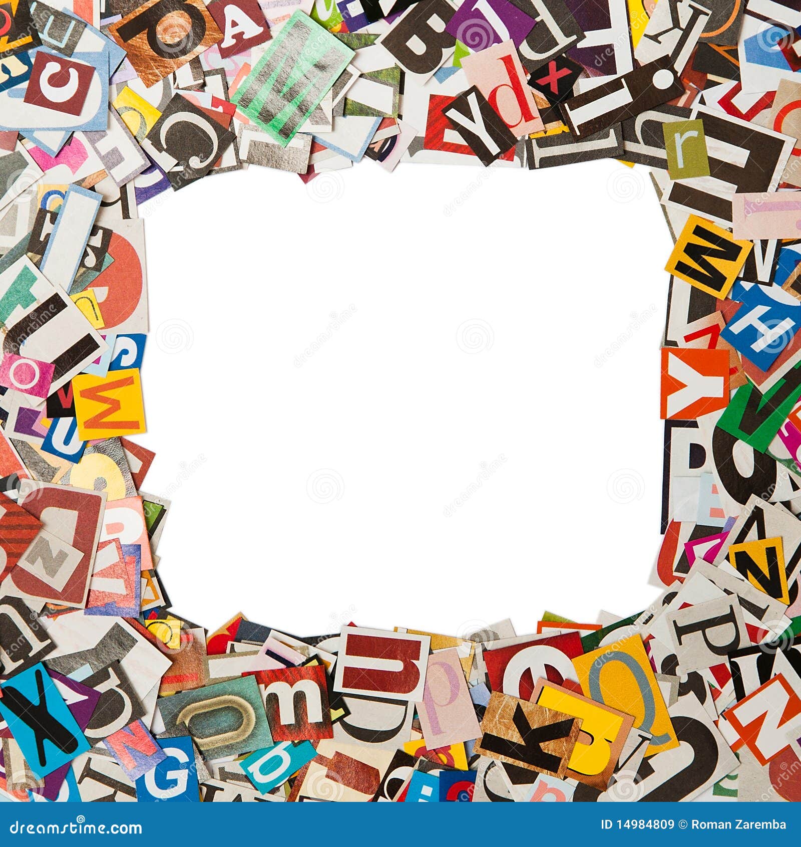 1:1 Del Marco Del Periódico Imagen de archivo - Imagen de frontera ...