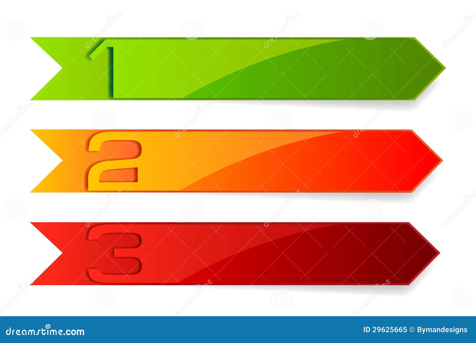 1 2 3 position stock vector. Illustration of product - 29625665