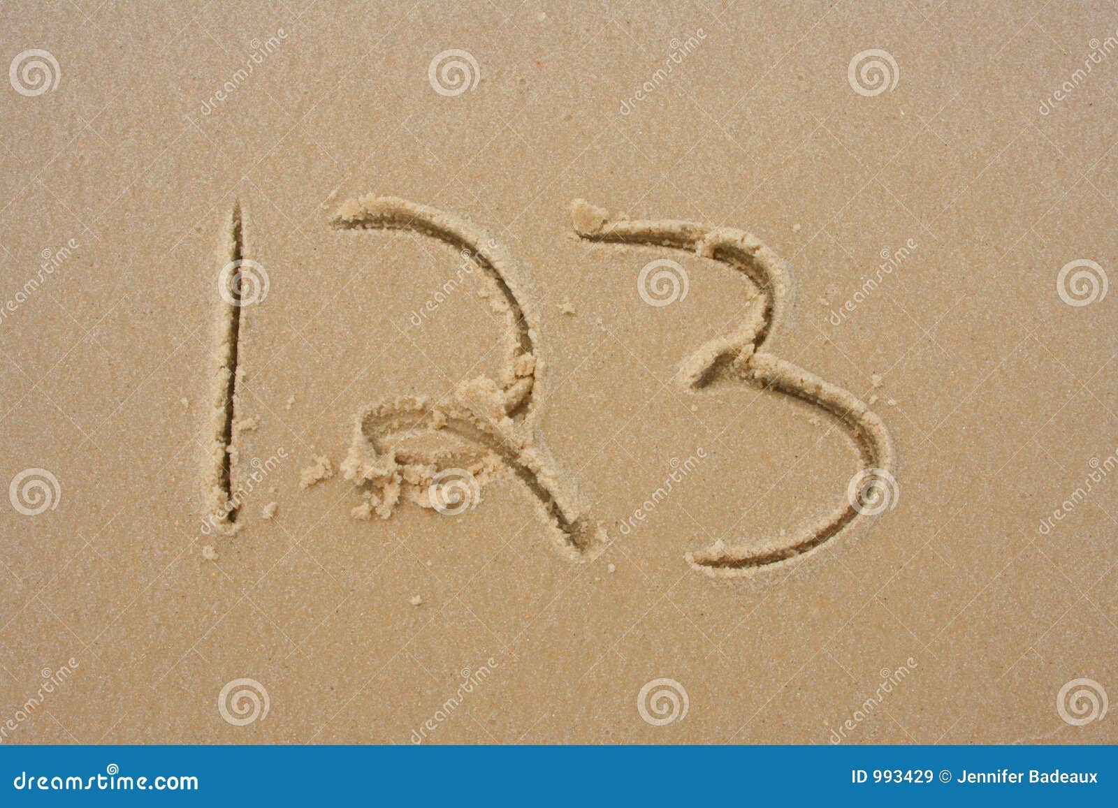 1,2,3, in the sand stock image. Image of words, beach, sand - 993429