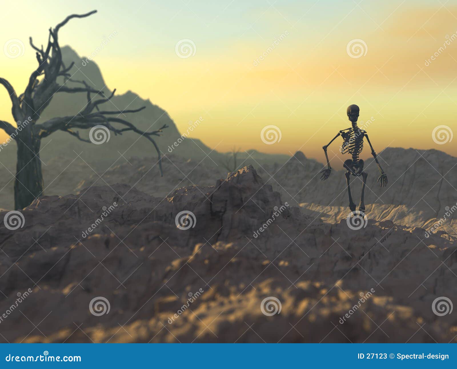 1行军skelleton 库存例证. 插画 包括有 结构树, 恐怖, 恶梦, 回报 - 27123