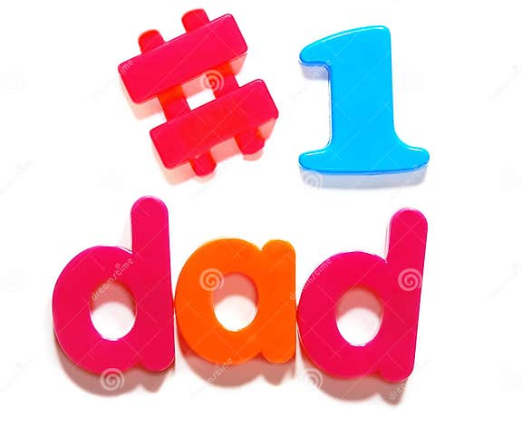 #1 dad stock photo. Image of tradition, letters, motto - 15889850