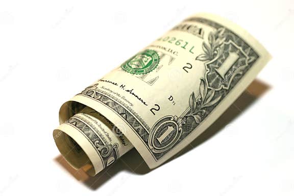 1 dollar stock photo. Image of note, rolling, dollars, holding - 5824