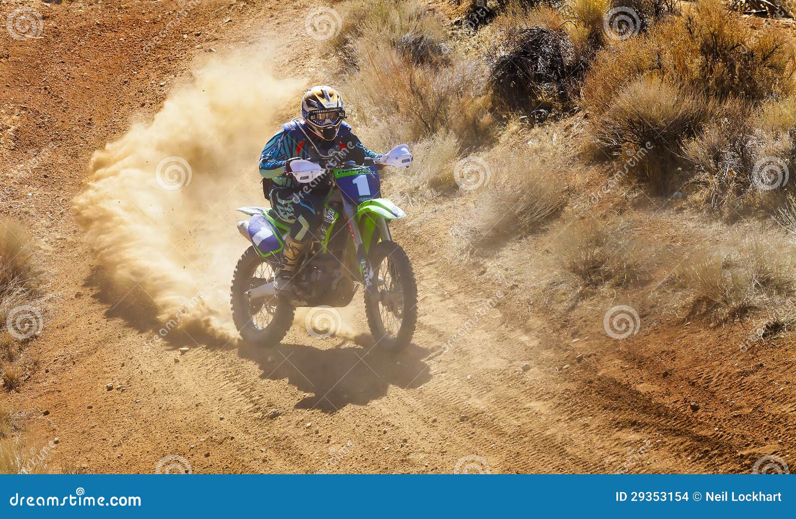 #1 Racer Corning on Dirt Bike Editorial Stock Image - Image of blazers, competition: 29353154