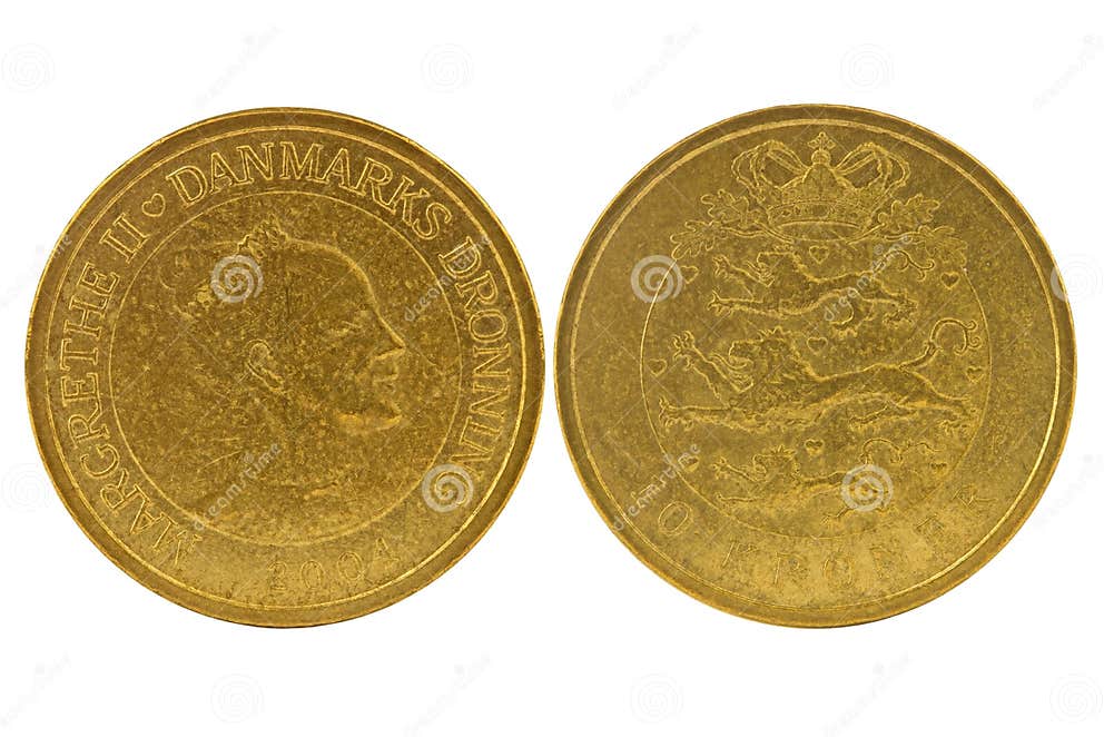 10 Danish kroner stock photo. Image of circle, kroner - 23467646