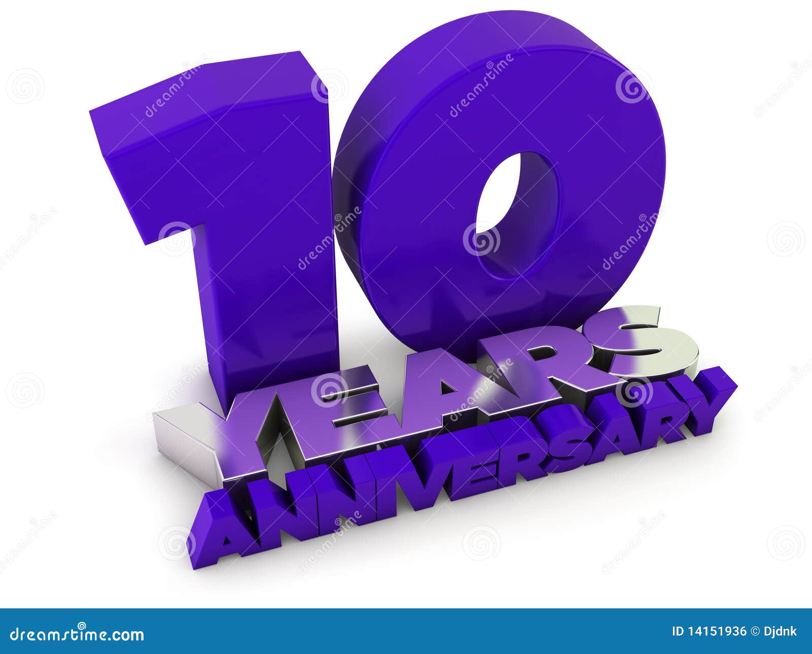 10 jaar verjaardags stock illustratie. Illustration of speciaal - 14151936