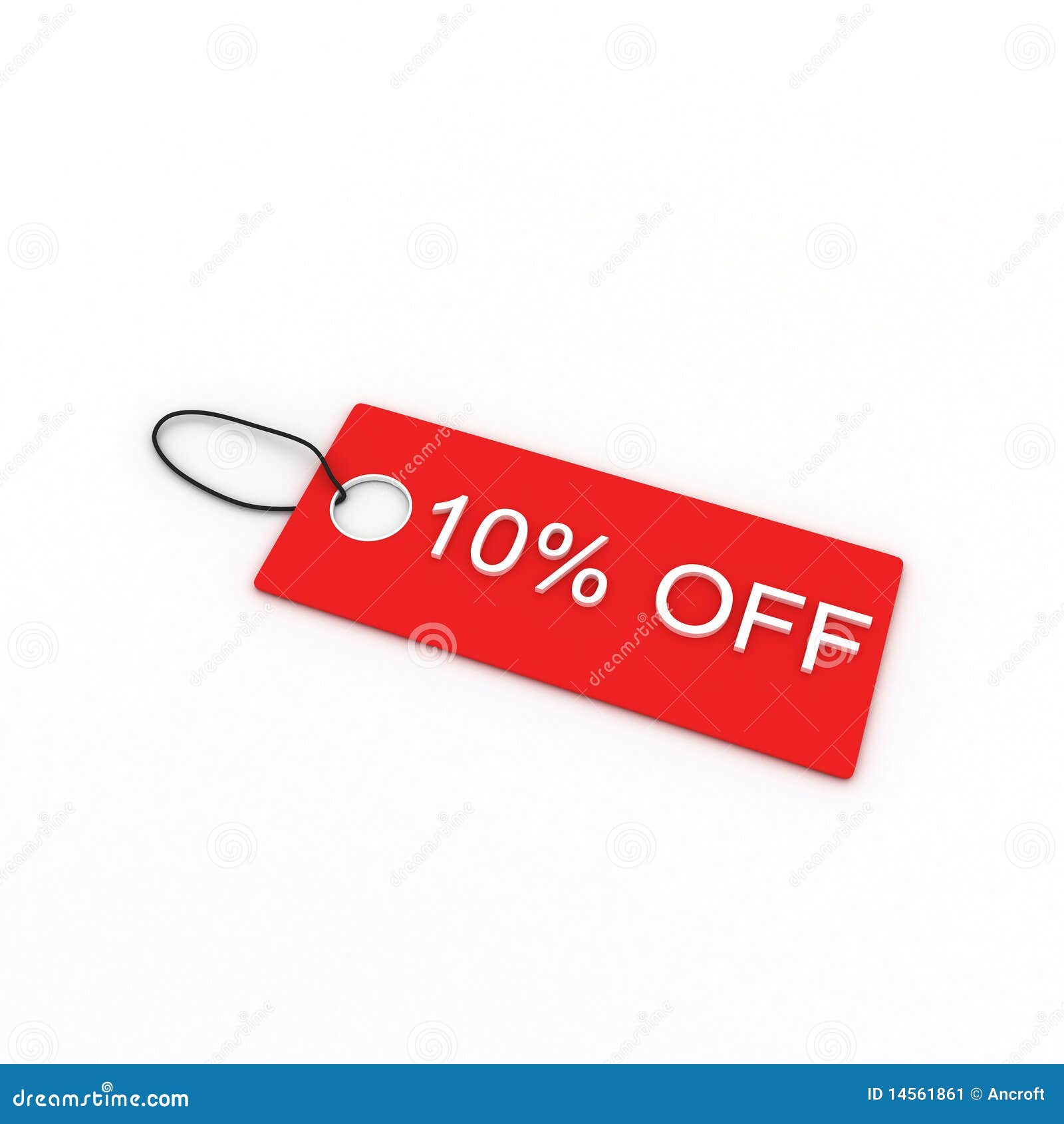 10 Off Tag stock illustration. Illustration of percent - 14561861