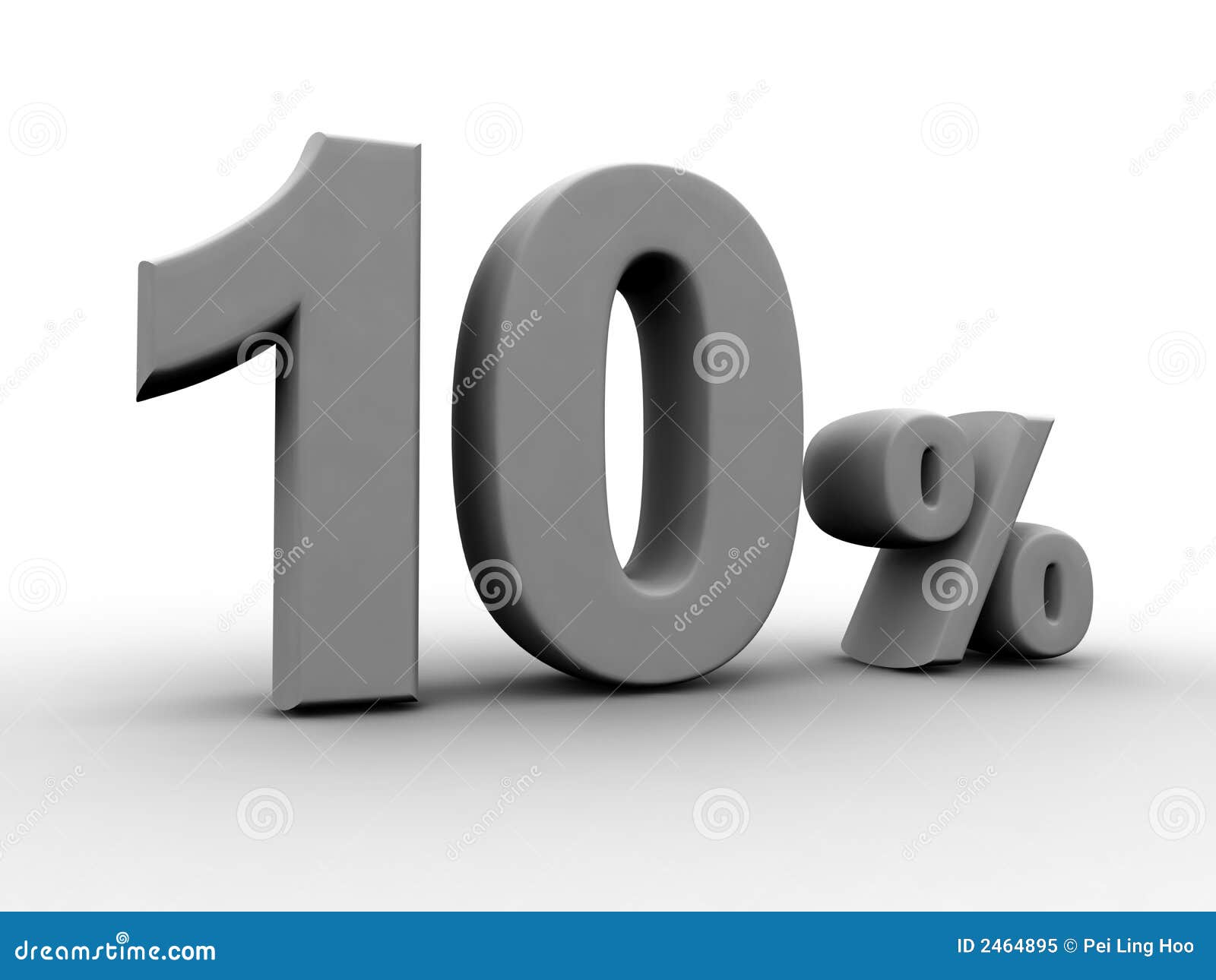 10 Percent stock illustration. Illustration of reduction - 2464895