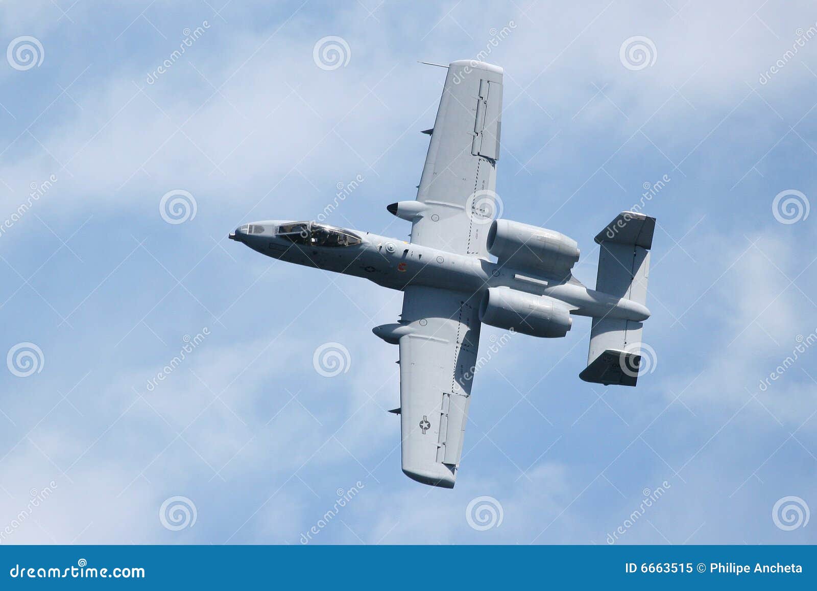 A-10 turning stock image. Image of killer, fighter, piloted - 6663515