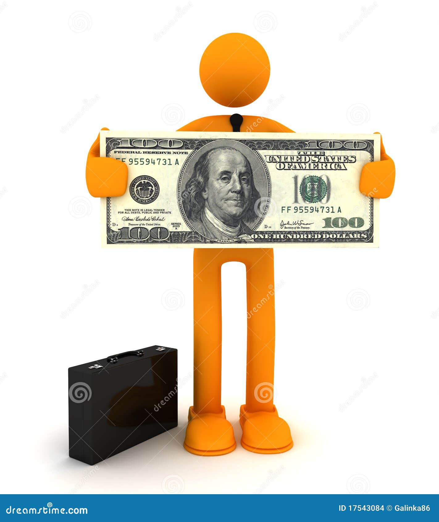 100 dollar man stock illustrationer. Illustration av svart - 17543084