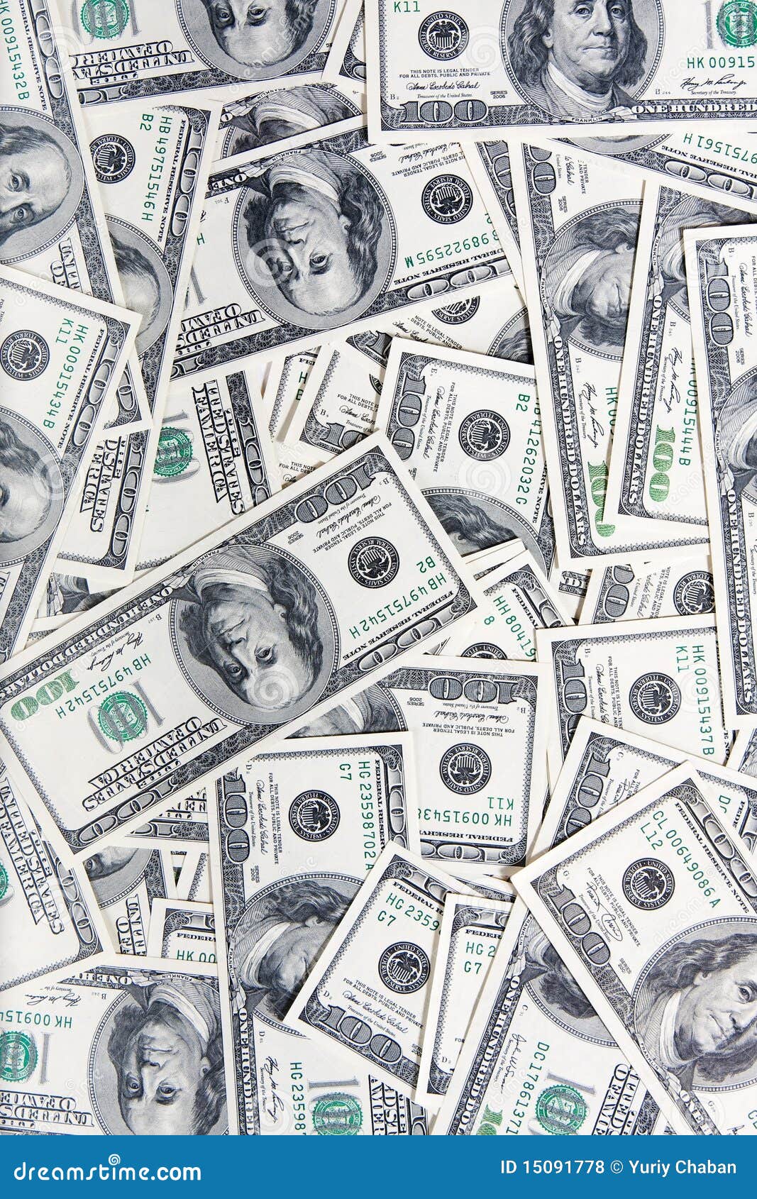 100 Dollars De Billets De Banque Photo stock - Image du pâte, billets ...