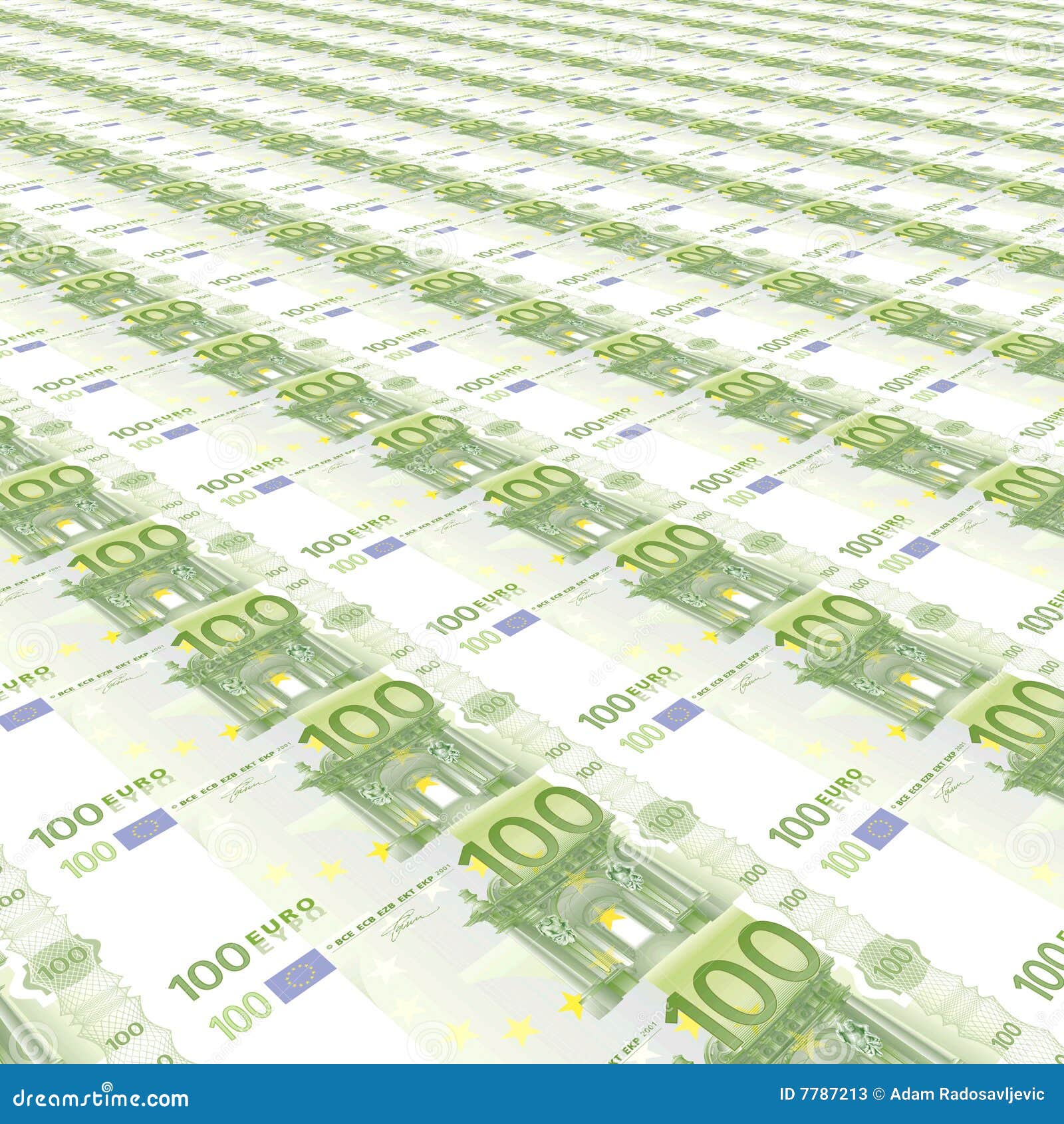 100 euros Background stock illustration. Illustration of finances - 7787213