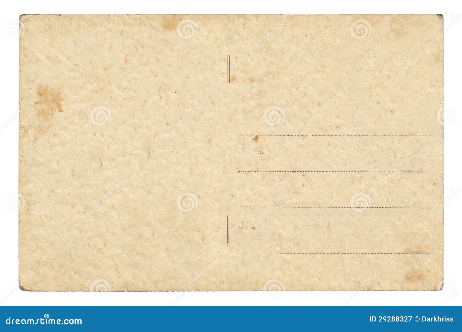 100 Jahre Alte Postkarte, Ungeschrieben Stockbild - Bild von braun ...