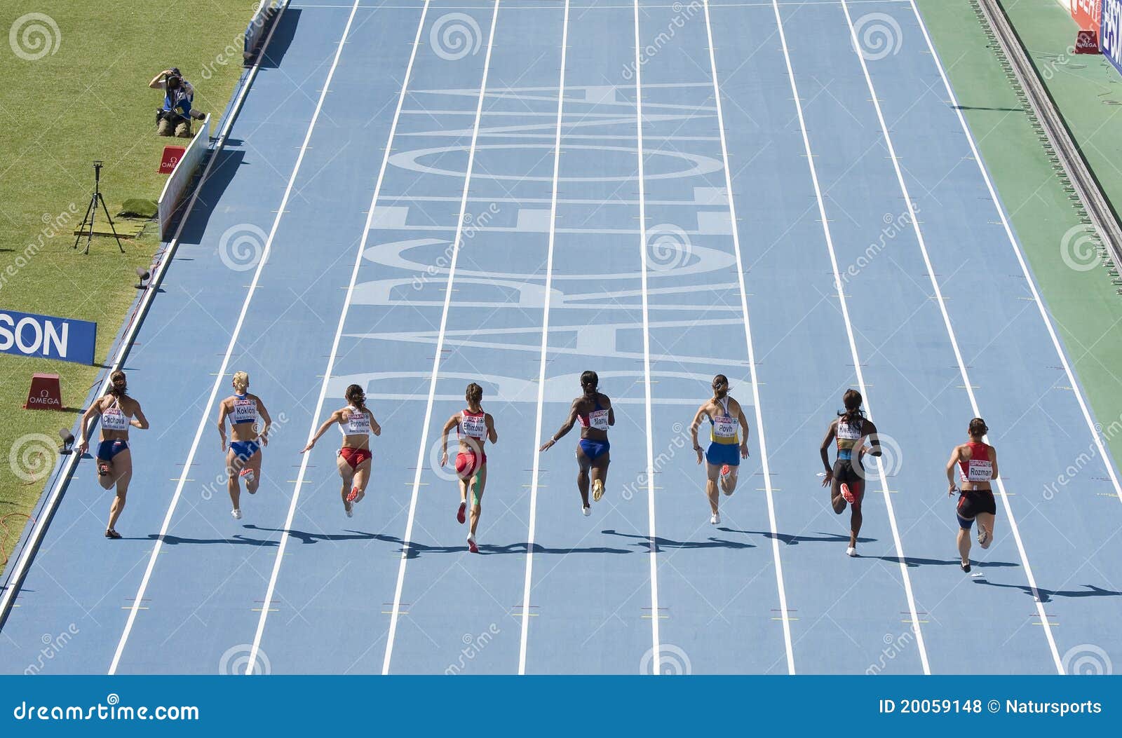 100 meters athletics race editorial stock photo. Image of sprint - 20059148