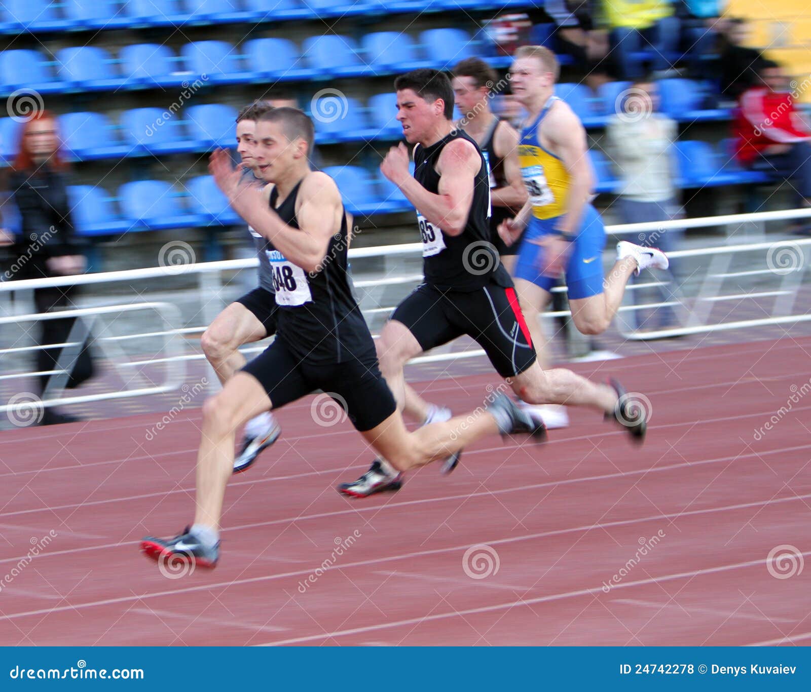 On the 100 meters race editorial stock photo. Image of boys - 24742278