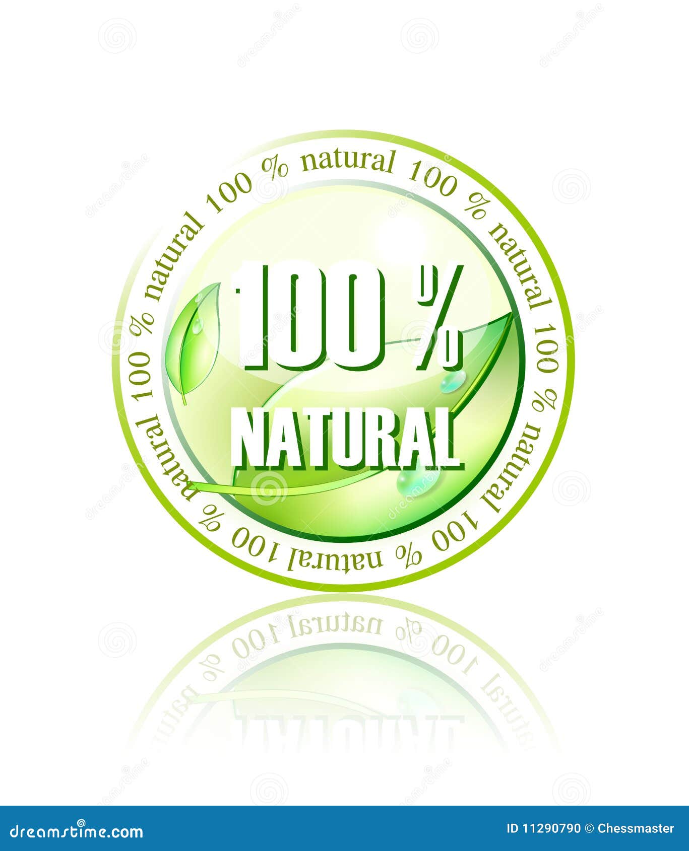 100 Natural Icon Made in Illustrator Cs4 Stock Vector - Illustration of ...