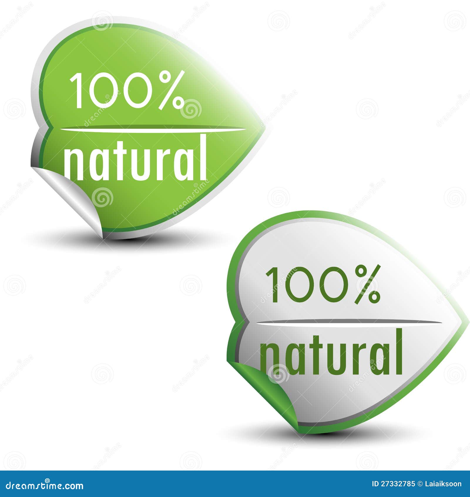 100 natural stickers stock vector. Illustration of leaf - 27332785