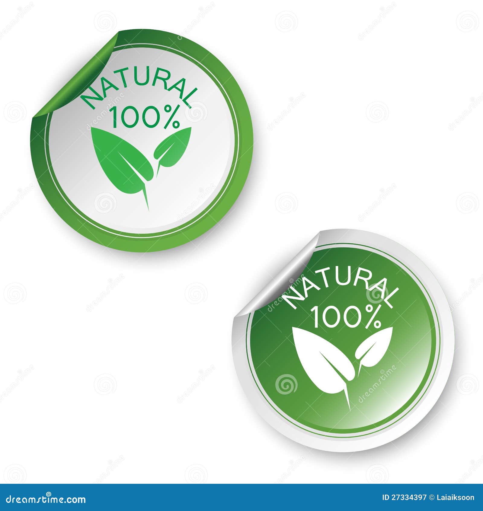 100 natural stickers stock vector. Illustration of nature - 27334397