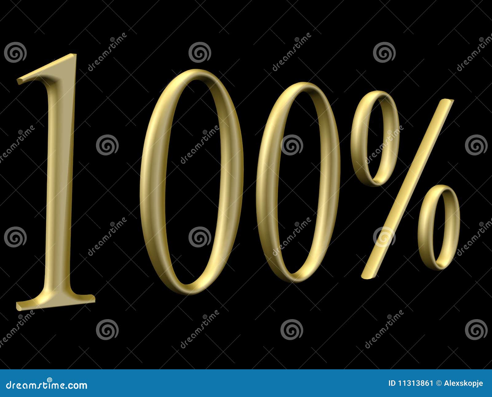 100 per cento illustrazione di stock. Illustrazione di guadagni - 11313861