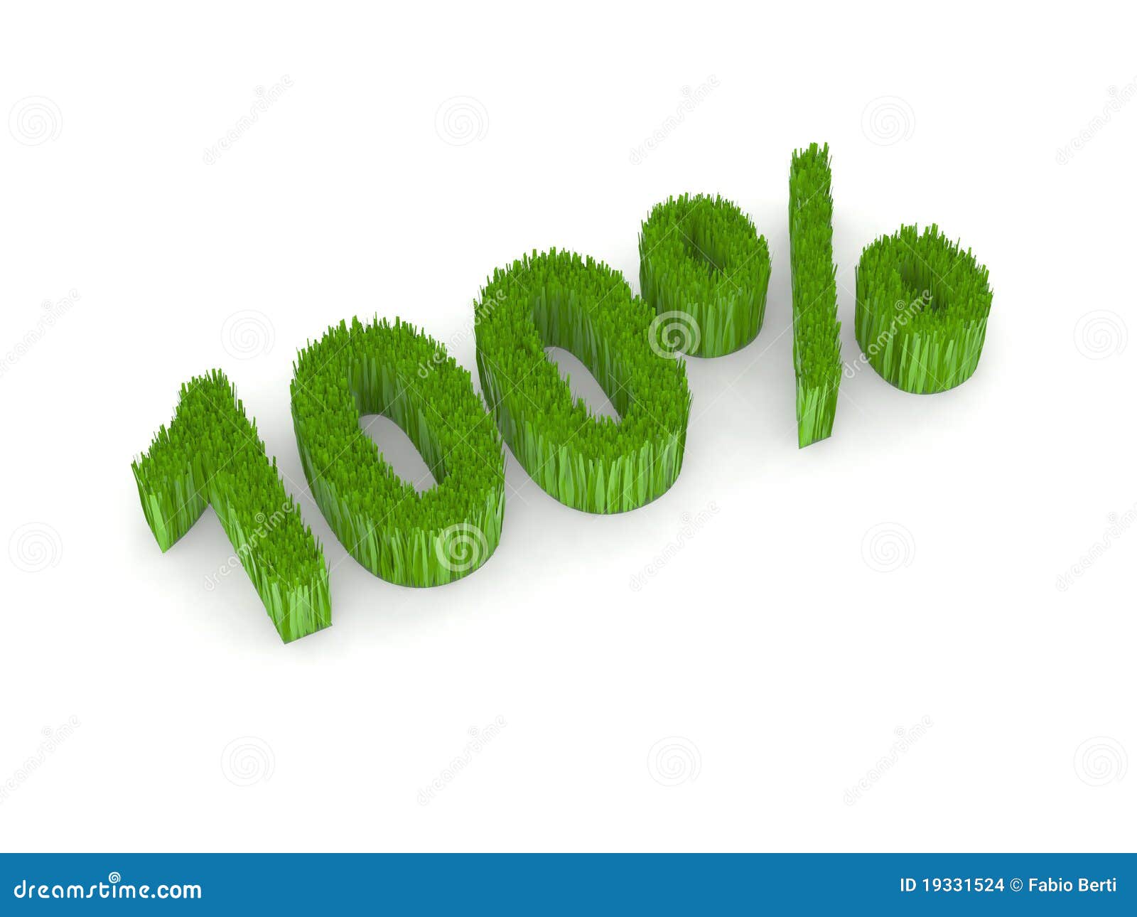100 percent green stock illustration. Illustration of growth - 19331524