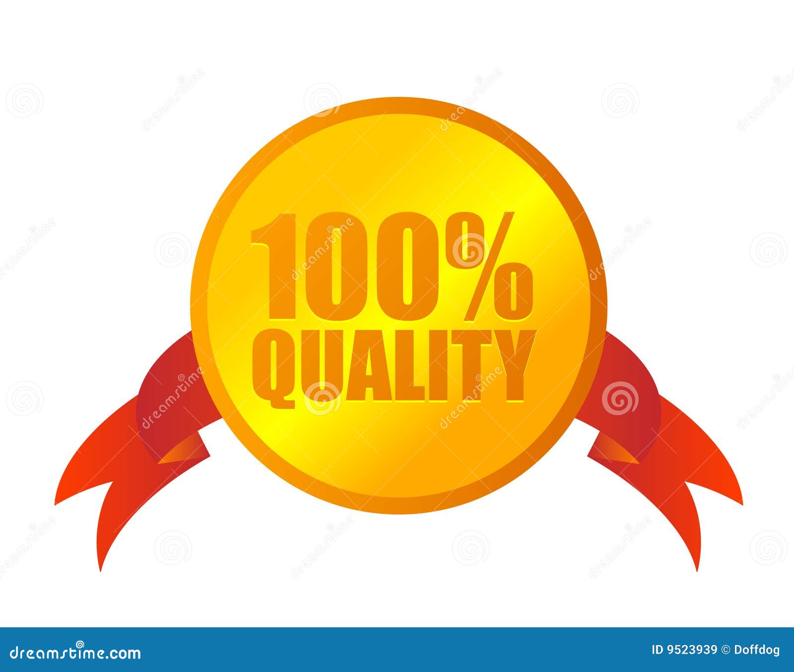100 quality medal stock vector. Illustration of diploma - 9523939