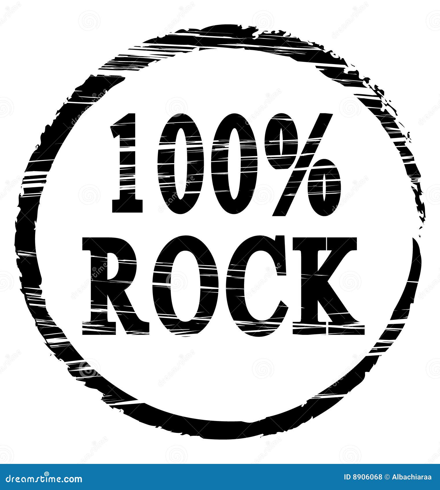 100 rock stock vector. Illustration of label, listening - 8906068